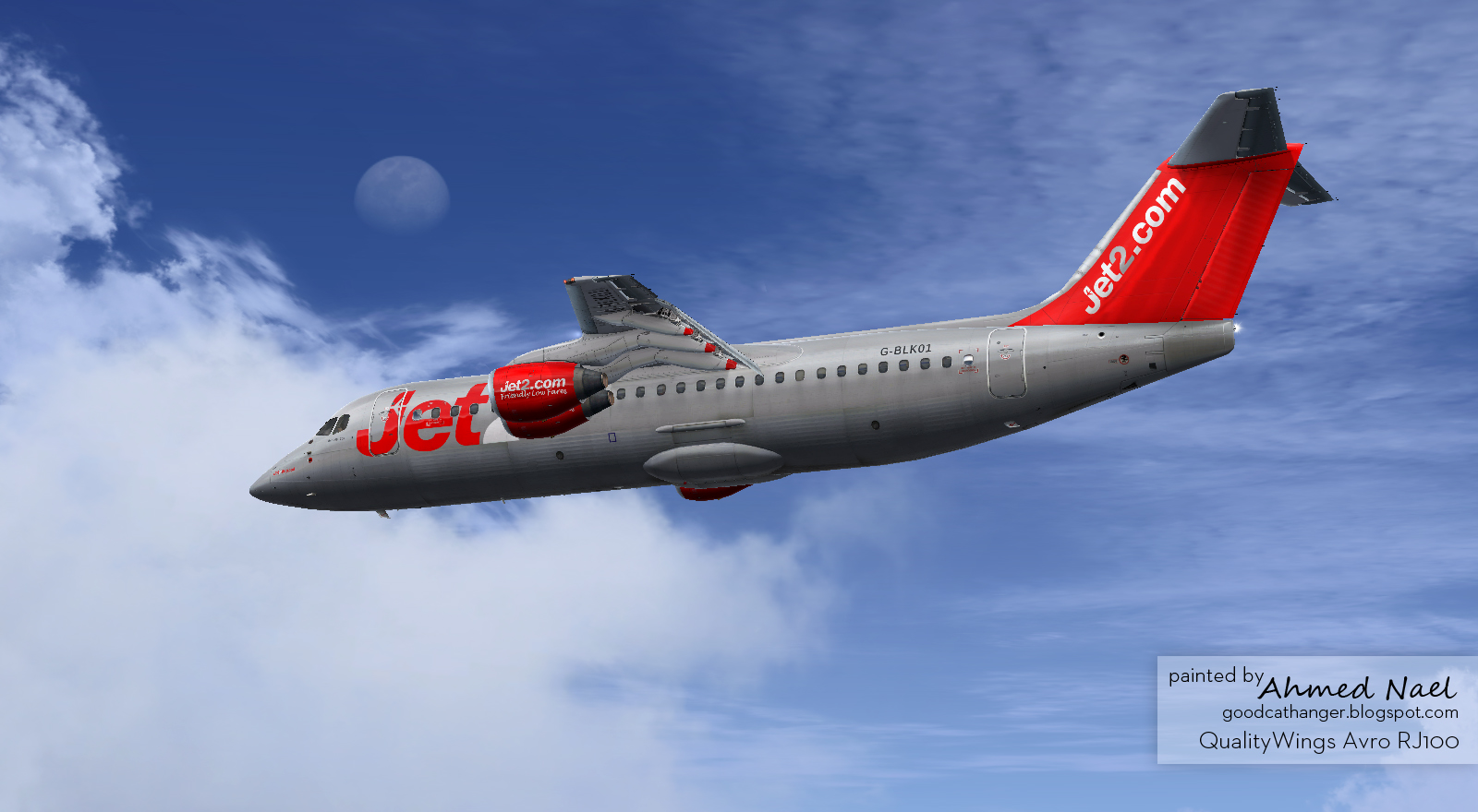 GoodCat Hangar: Jet2.com - BAe Avro RJ100 - QualityWings